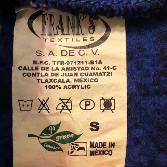 Tops | Blue And White Stripped Drug Rug | Poshmark